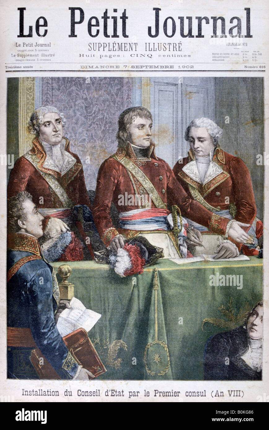 The Installation of the Council of State by the First Consul Napoleon ...
