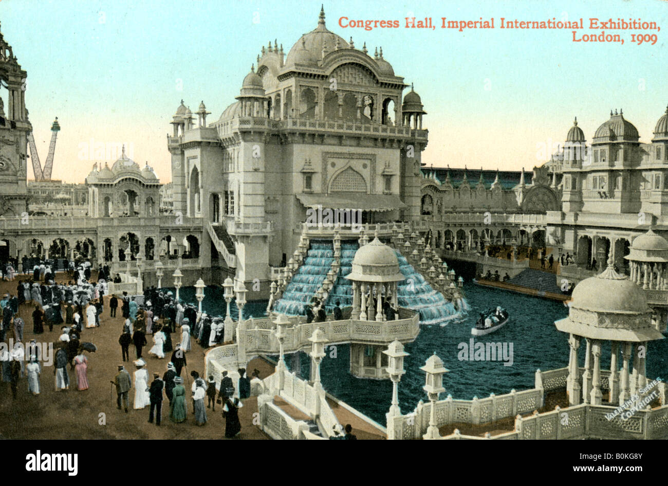 Congress Hall, Imperial International Exhibition, London, 1909.Artist ...