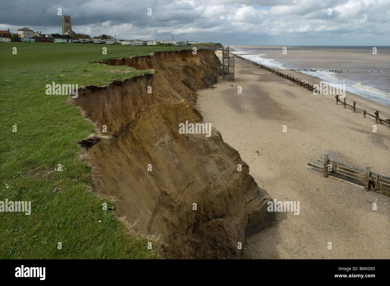 Britain uk England Coastal Erosion erosion Beach Sea Global warming ...