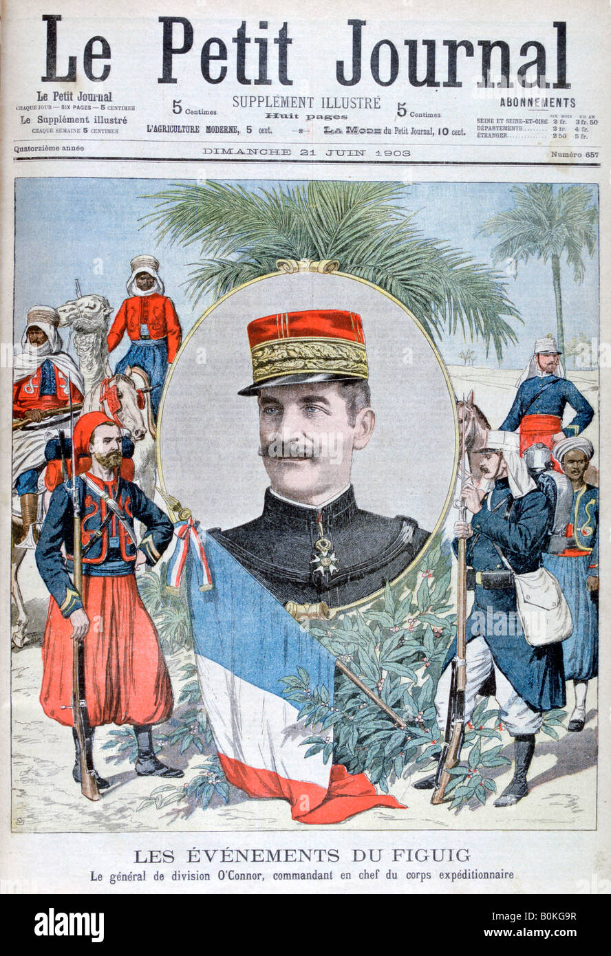 General O'Connor, commander of the expeditionary force to Figuig ...