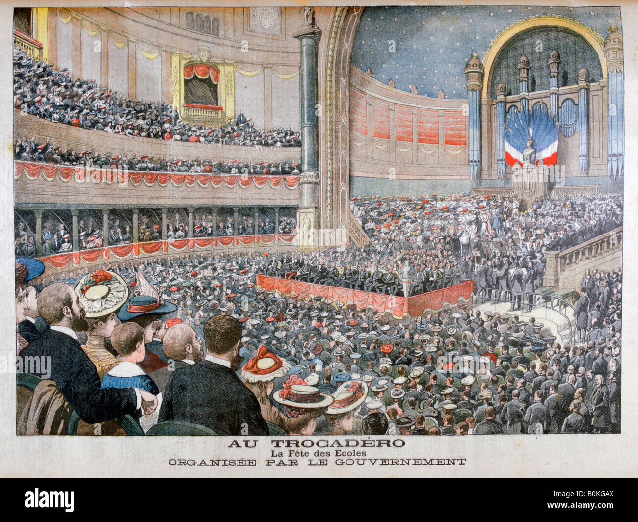 Festival of State Schools organised by the Government at the Trocadero ...