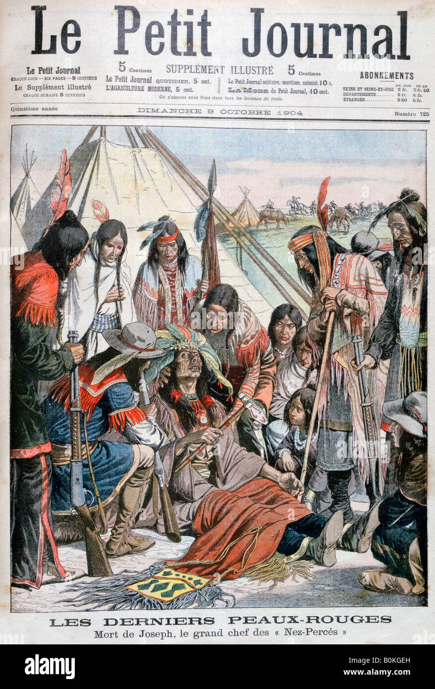 Chief joseph nez perce hi-res stock photography and images - Alamy