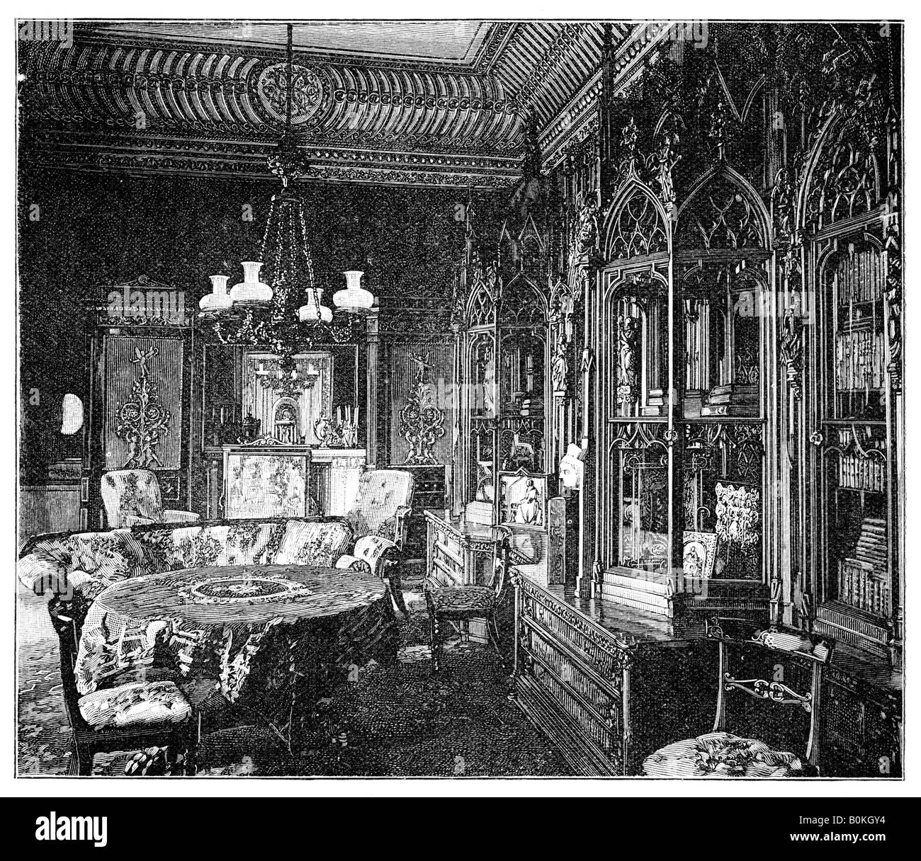 Room buckingham palace 1900 artist hi-res stock photography and images ...