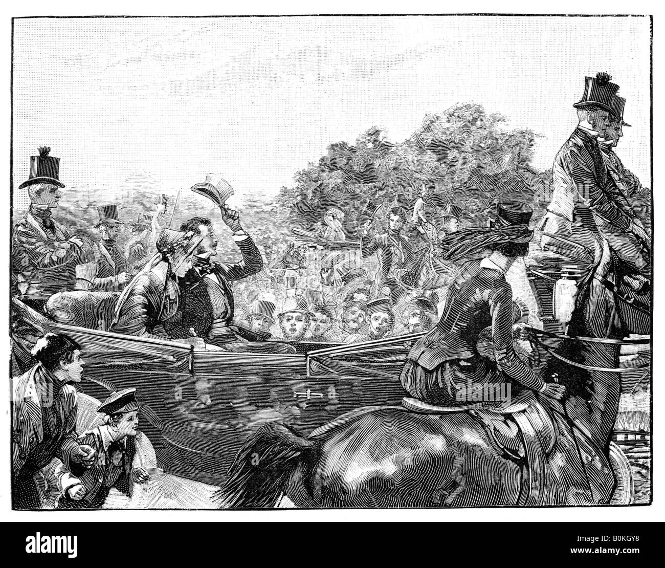 London lady in 1900 Black and White Stock Photos & Images - Alamy