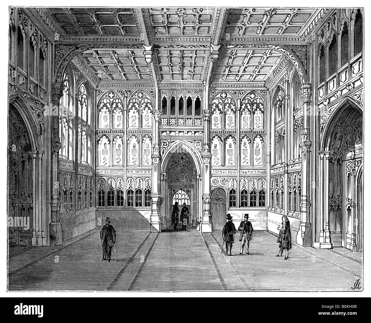 Parliament interior london lobby hi-res stock photography and images ...