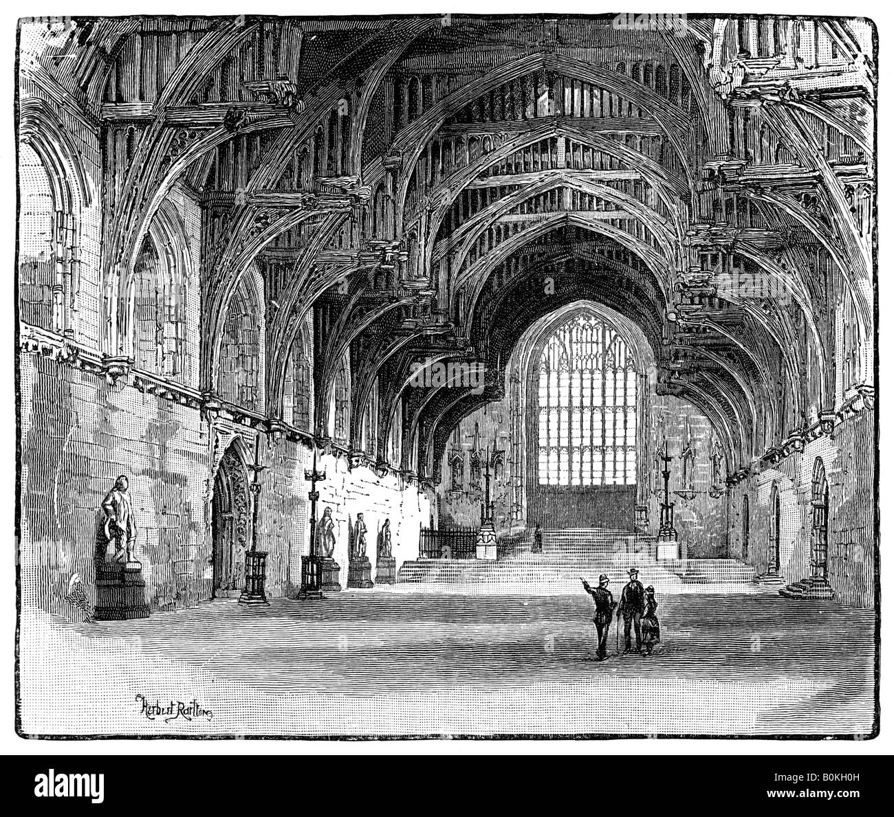 Westminster hall ceiling hi-res stock photography and images - Alamy