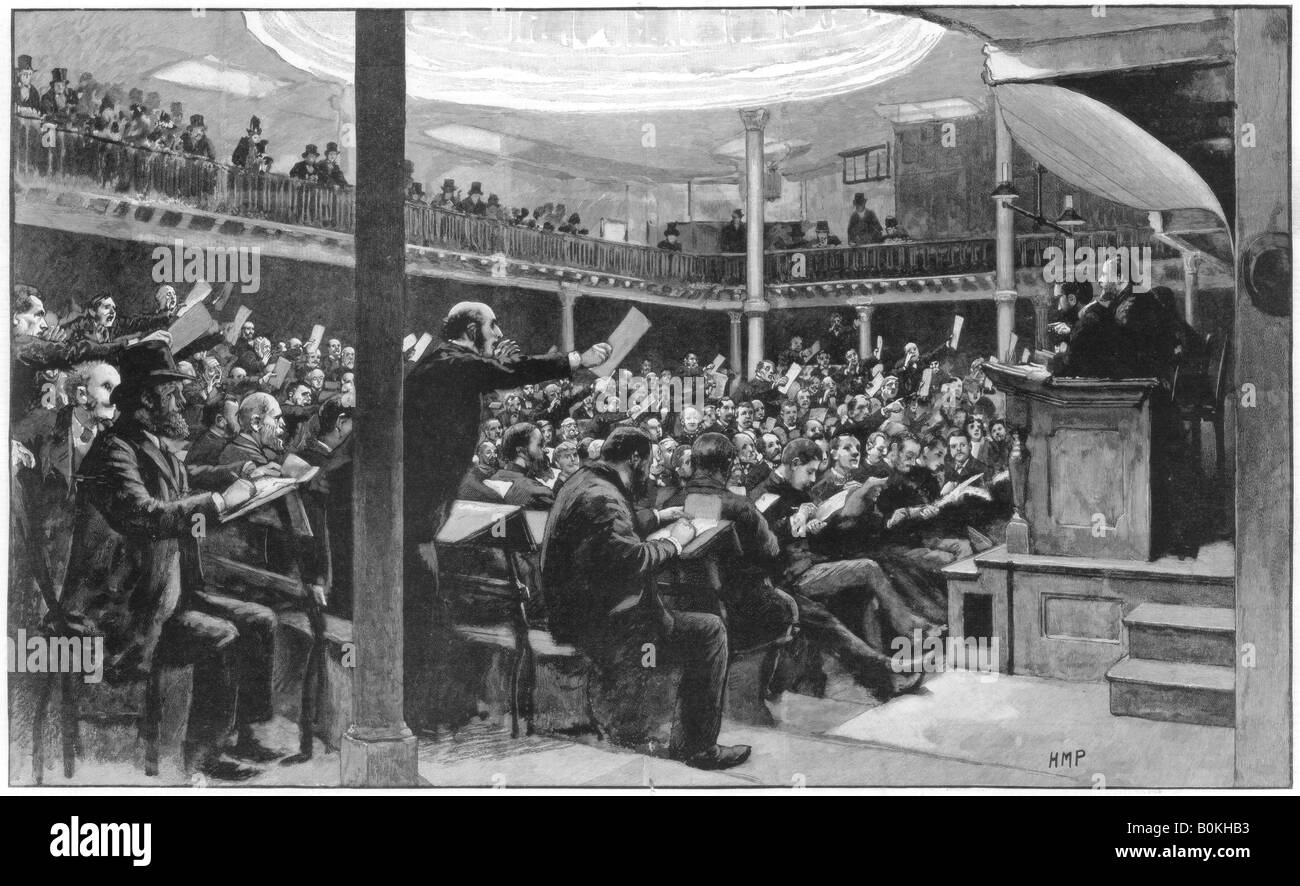 A sale of colonial wool at the wool exchange, Coleman Street, London ...