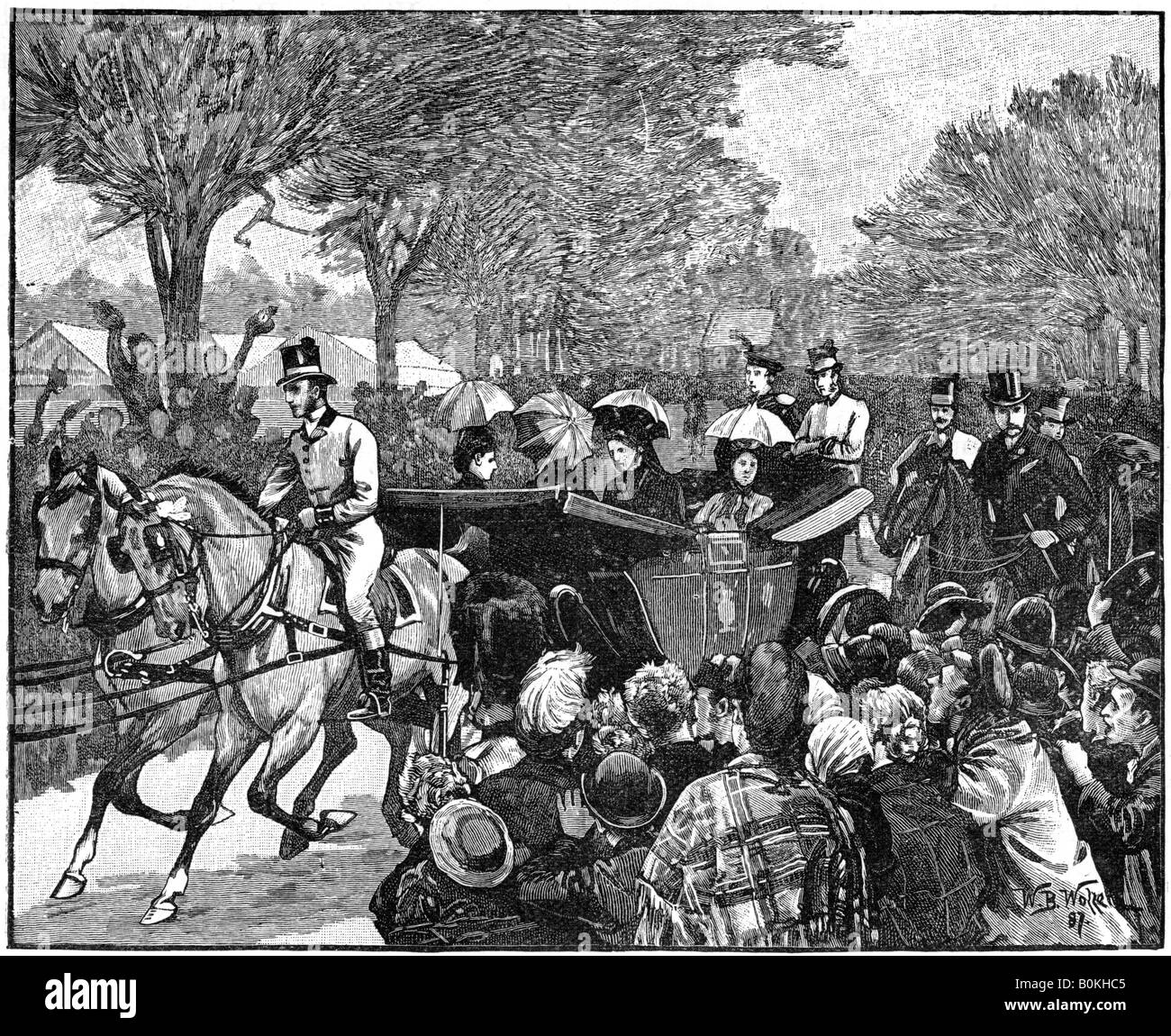 The Queen's visit to Victoria Park, London, 1887, (1900).Artist ...