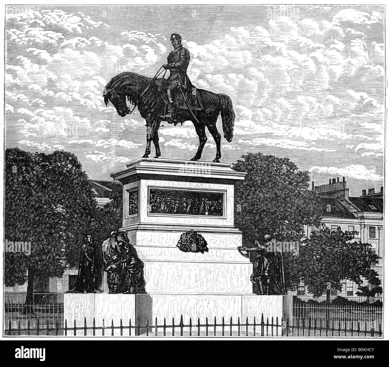 Edinburgh albert memorial Black and White Stock Photos & Images - Alamy