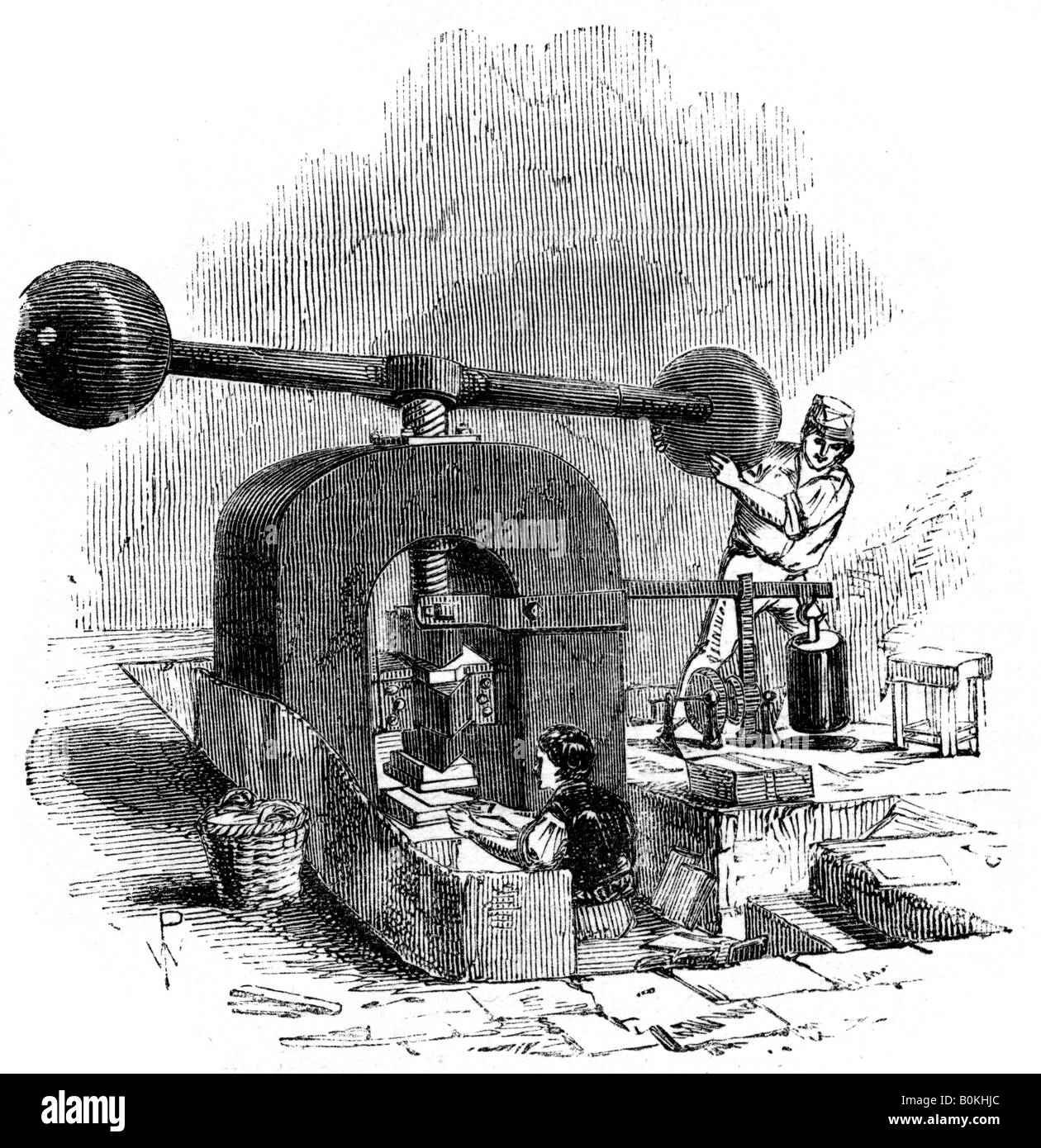 Embossing machine Black and White Stock Photos & Images - Alamy