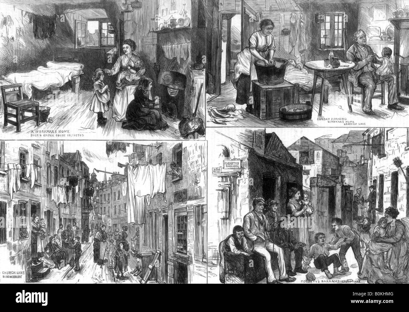 Victorian london poverty hi-res stock photography and images - Alamy