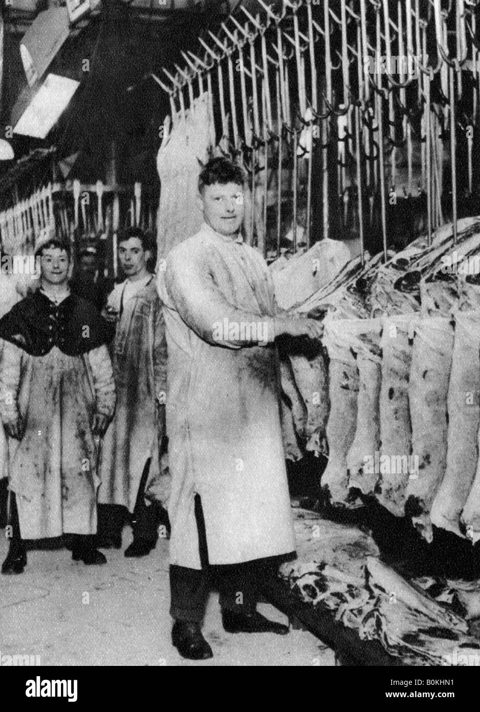 A meat porter, Smithfield Market, London, 1926-1927. Artist: Unknown ...