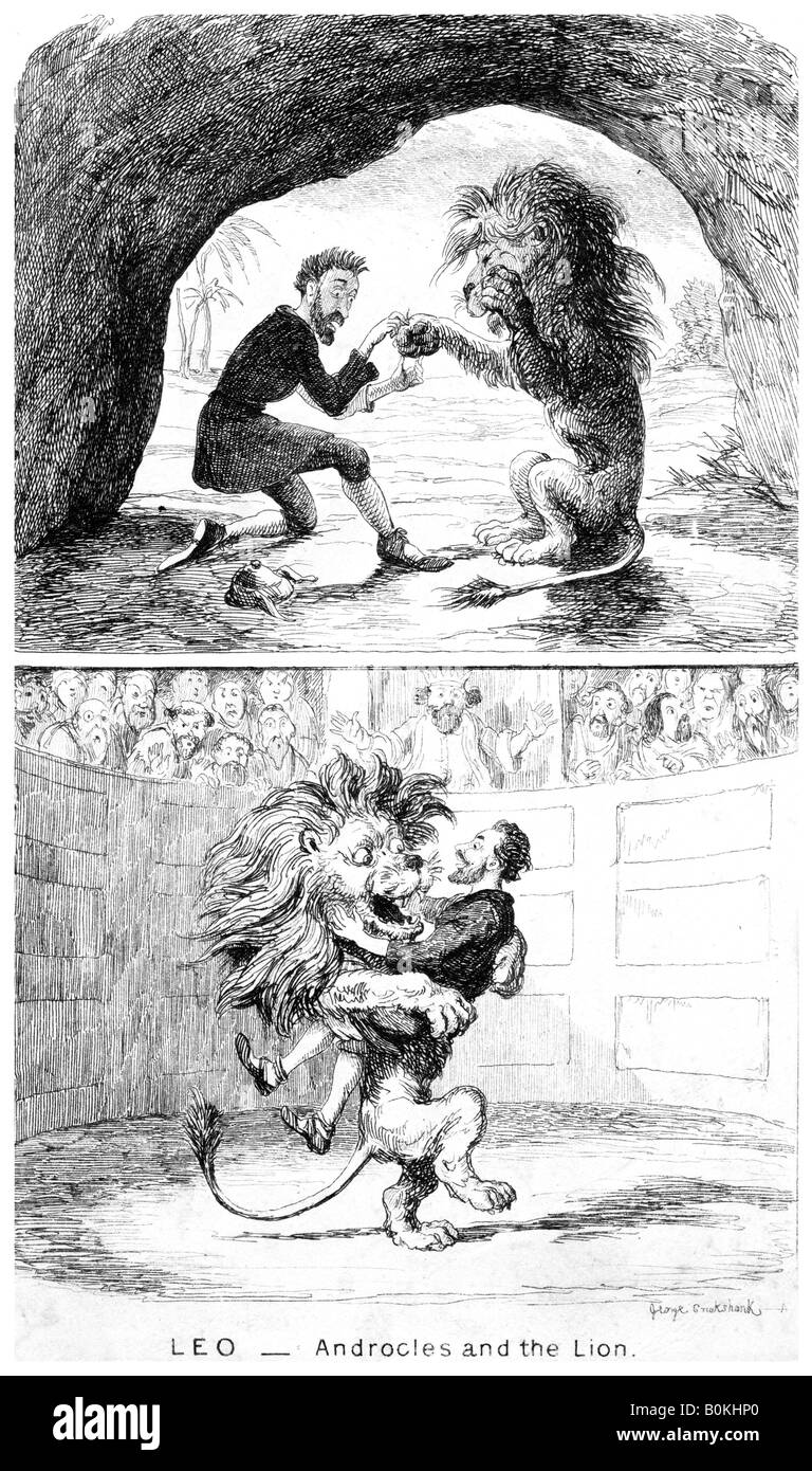 Androcles and the lion hi-res stock photography and images - Alamy