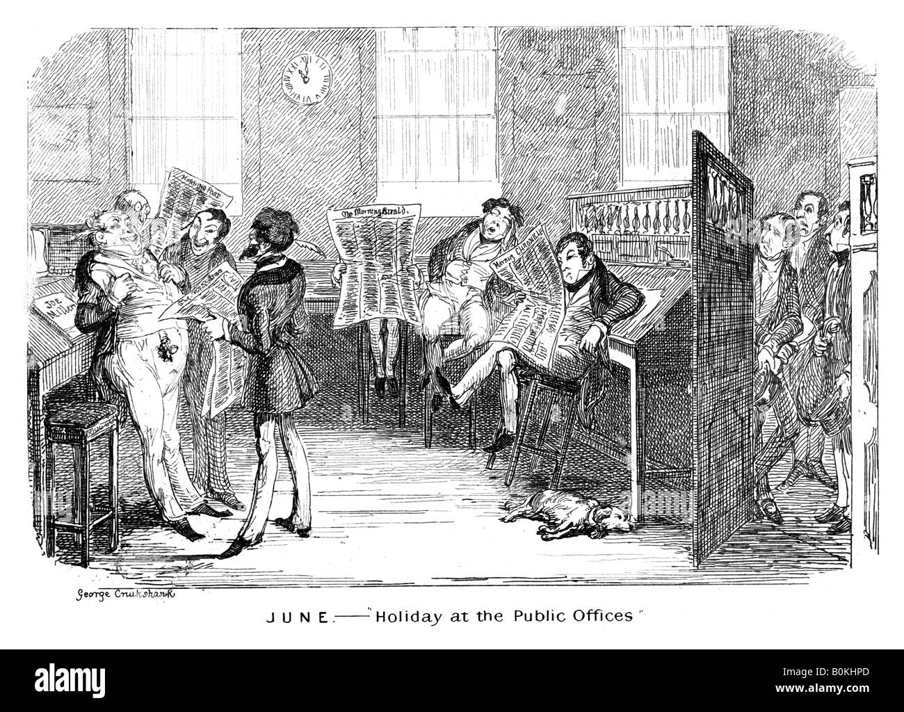 Cruikshank cartoon Black and White Stock Photos & Images - Alamy