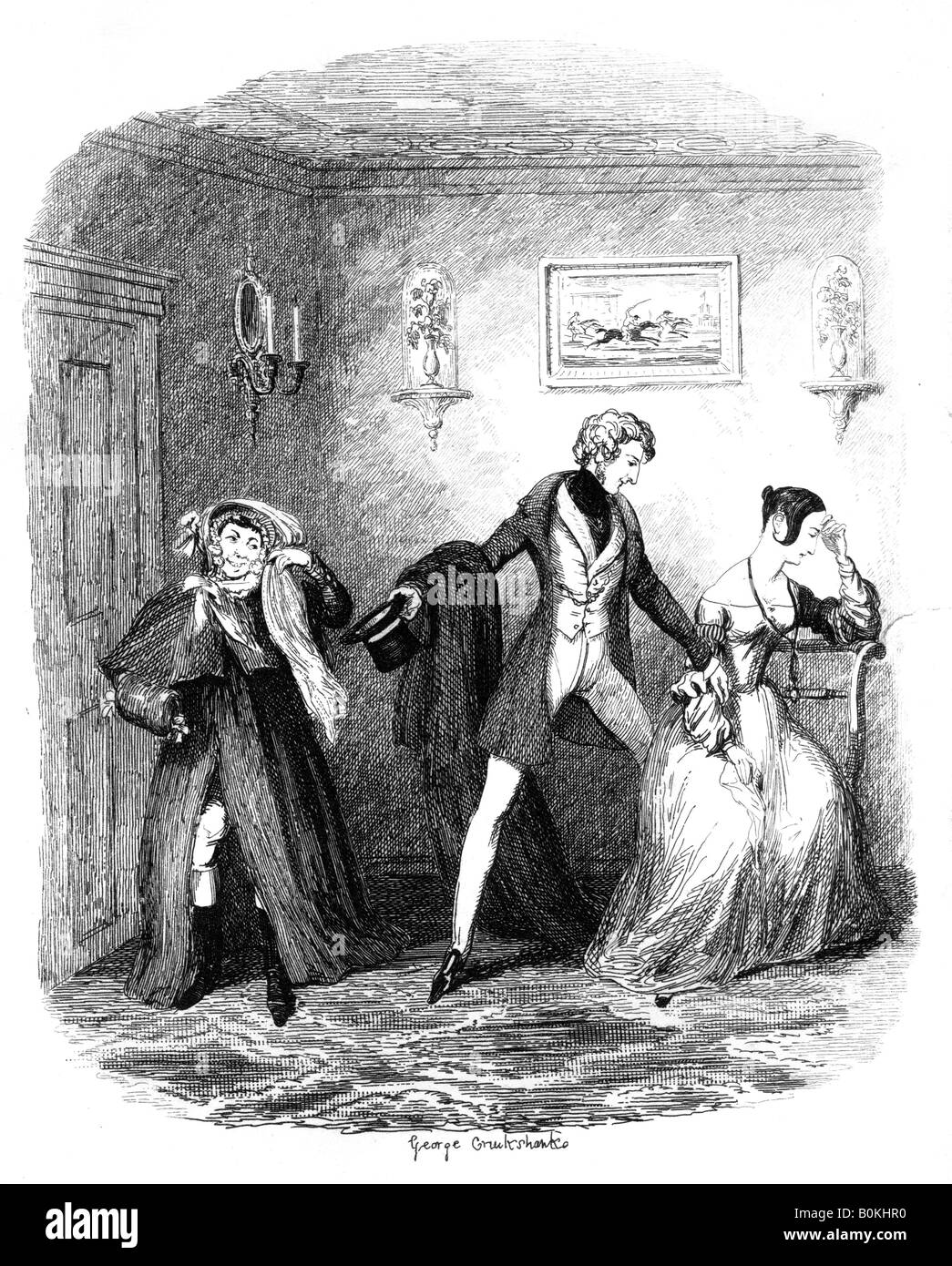 'The Elopement', early-mid 19th century. Artist: George Cruikshank ...