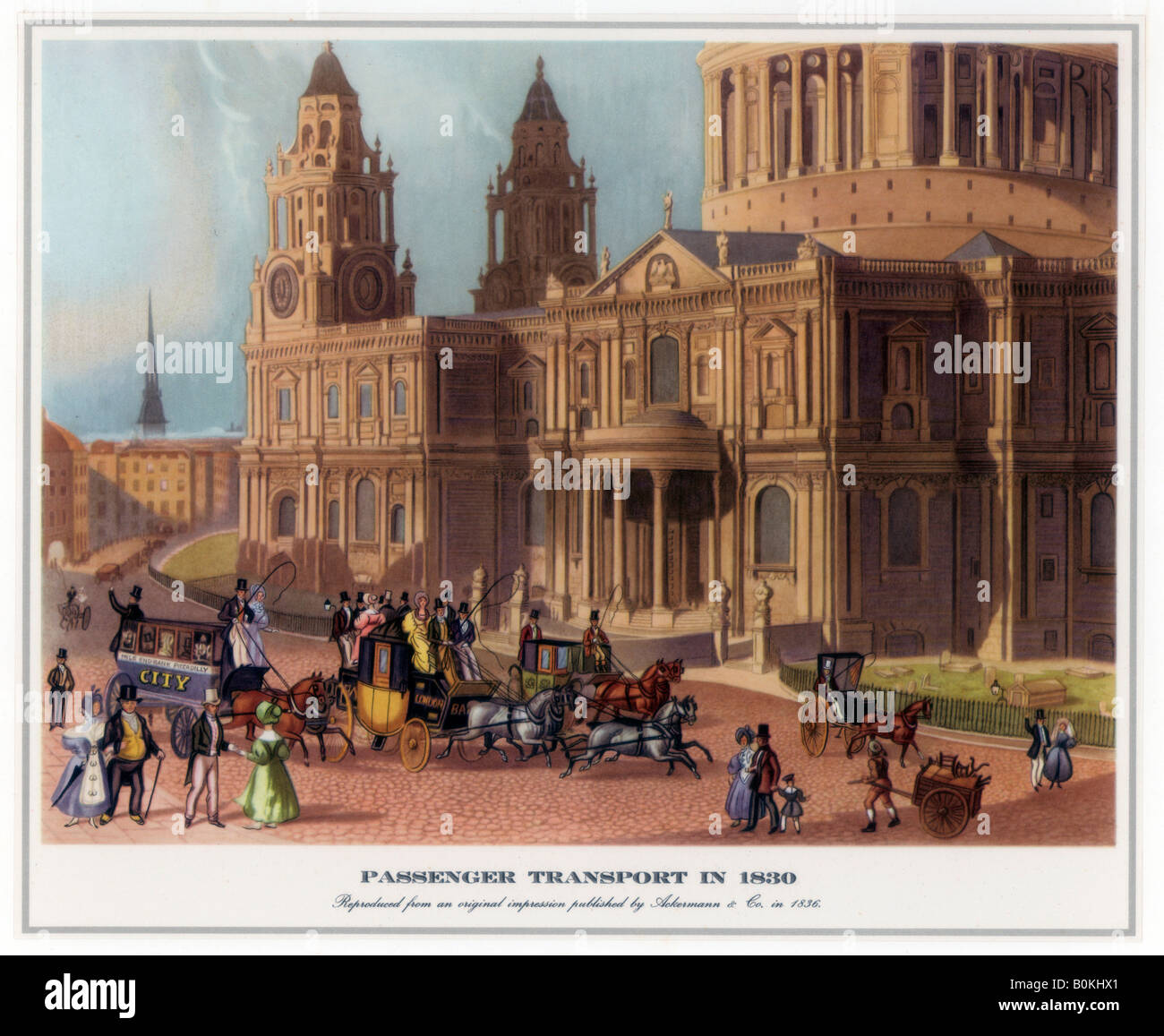 'Passenger Transport in 1830', (1836). Artist: Unknown Stock Photo - Alamy