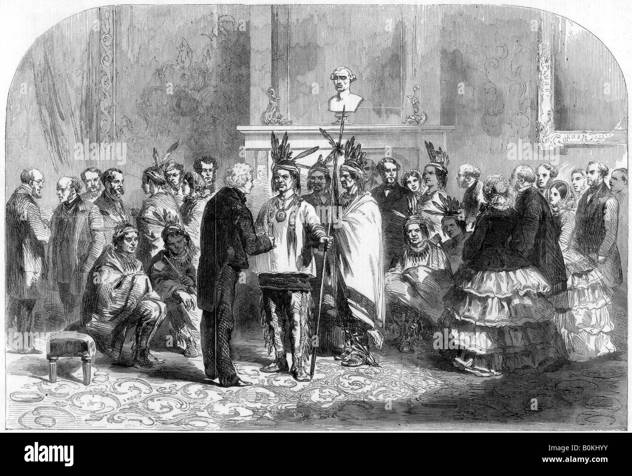 'The president of the United States inducing the hostile tribes to ...