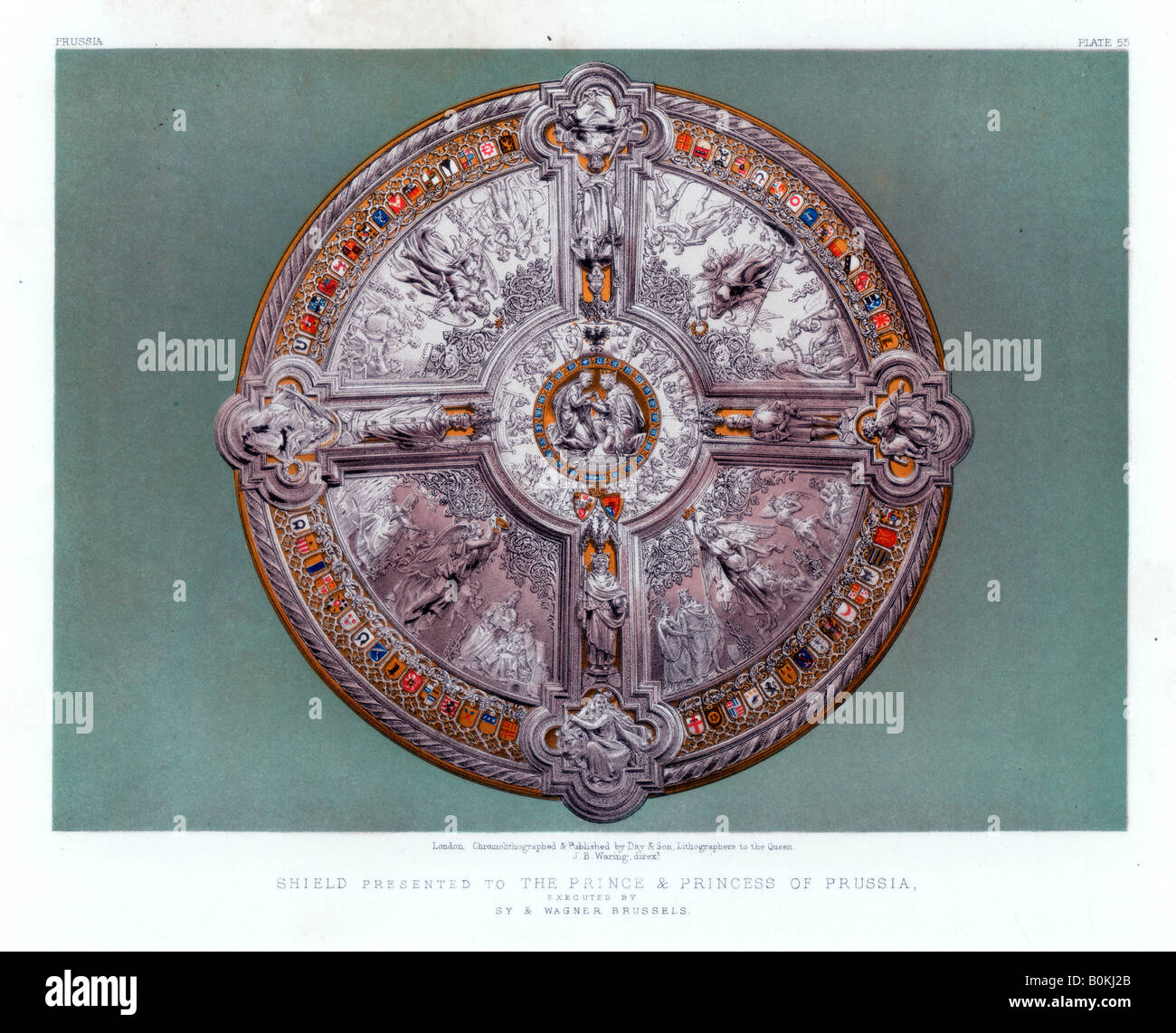 Shield presented hi-res stock photography and images - Alamy