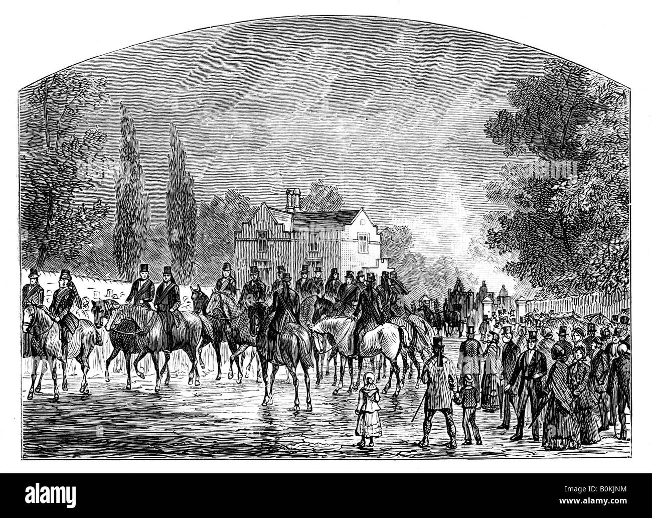 Victorian funeral horse hi-res stock photography and images - Alamy