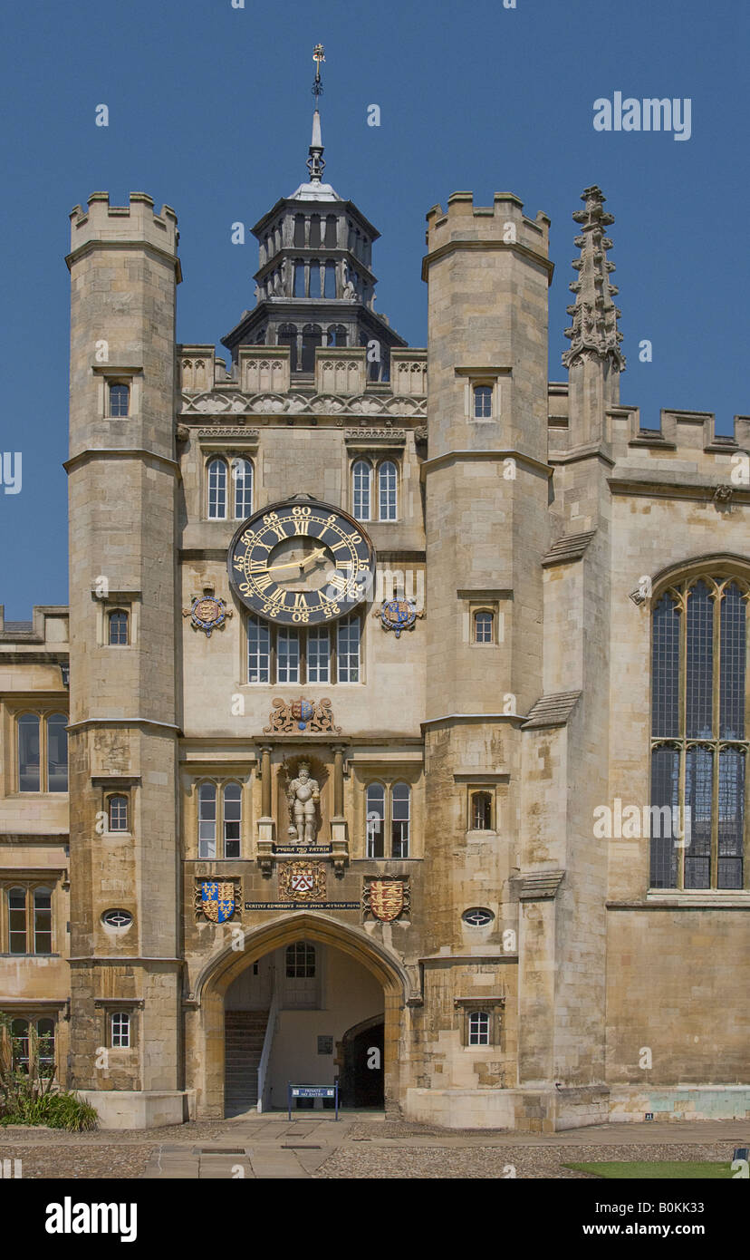 Trinity college. Clock. Cambridge Stock Photo - Alamy