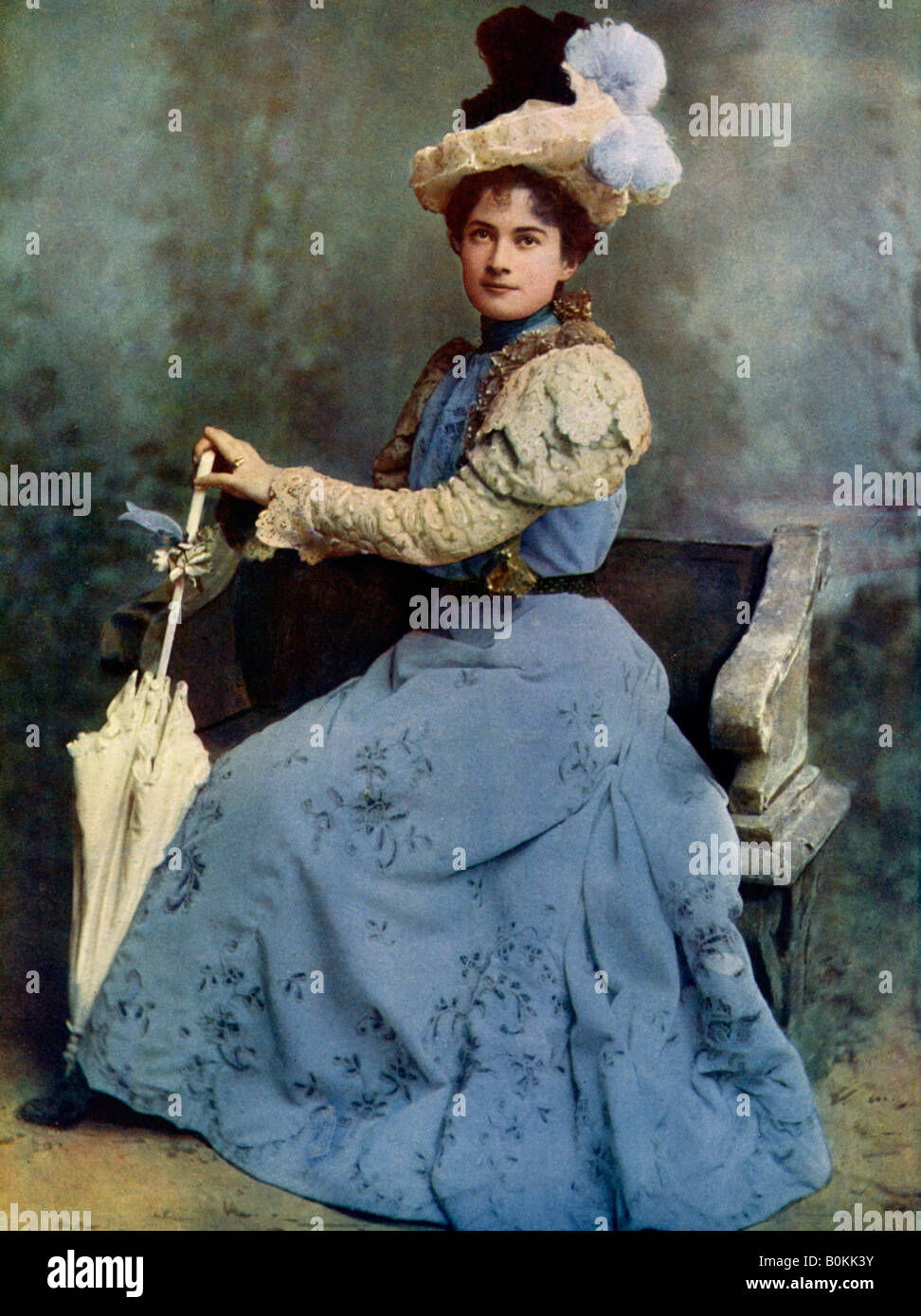 Grace Palotta, actress, 1899-1900.Artist: Window & Grove Stock Photo ...