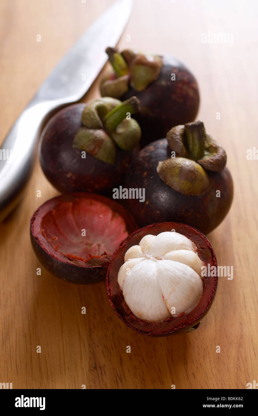 Mangosteen cut open hi-res stock photography and images - Alamy