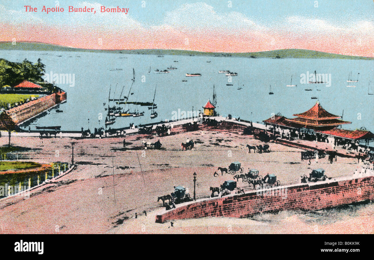 The Apollo Bunder, Bombay, India, early 20th century. Artist: Unknown ...