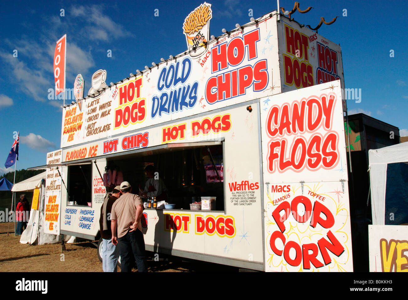 Takeaway Caravan Wanaka South Island New Zealand Stock Photo - Alamy