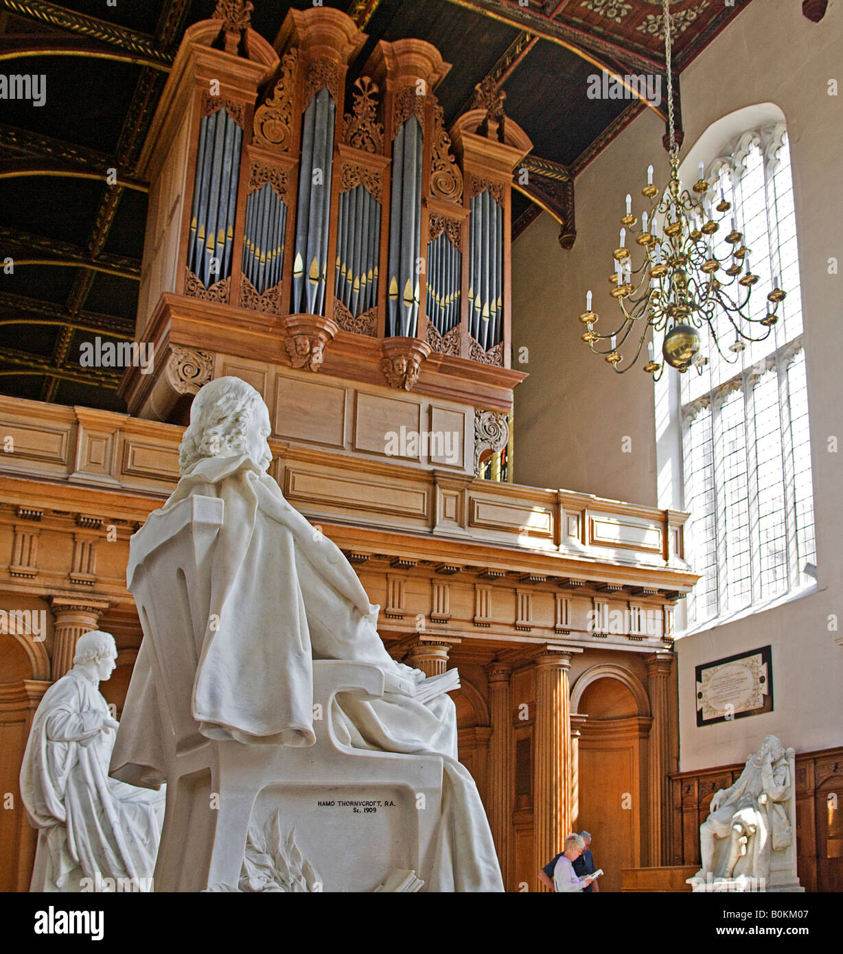 Organ pipes. Trinity chapel. Cambridge Stock Photo - Alamy