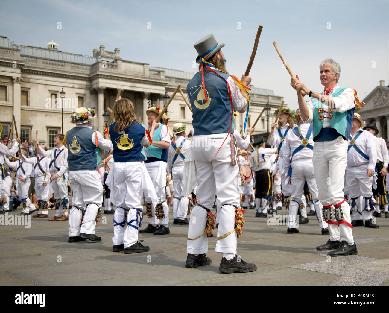 Morris dancers bells hi-res stock photography and images - Alamy