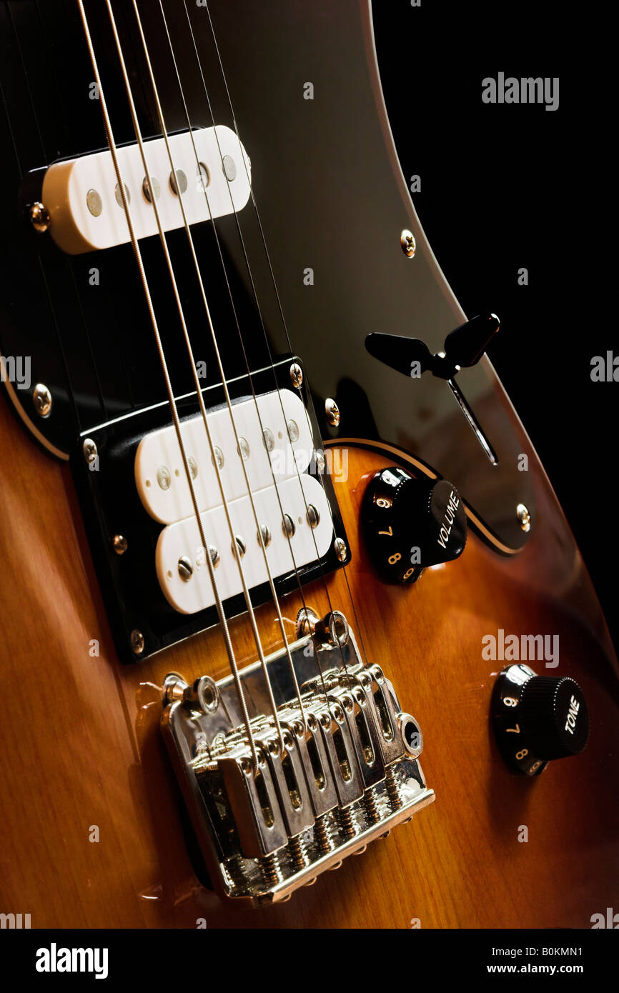Electric guitar details Stock Photo - Alamy