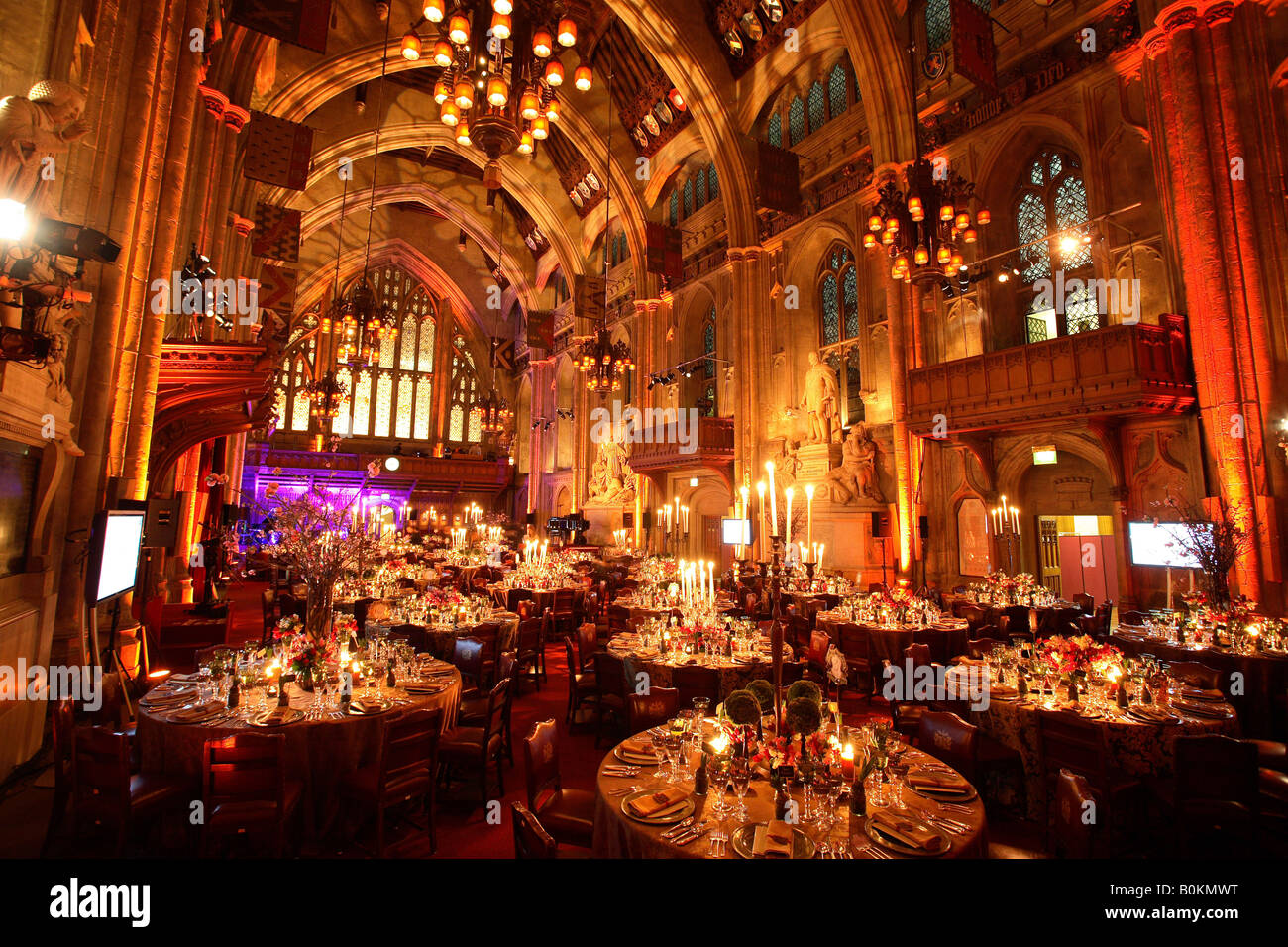 Interior great hall guildhall hi-res stock photography and images - Alamy