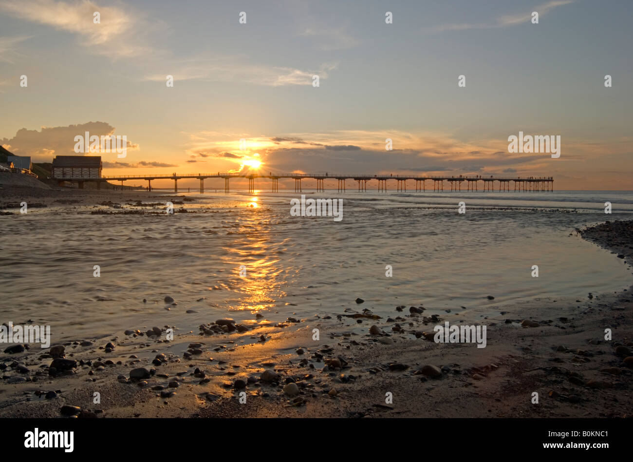 Saltburn victorian pier hi-res stock photography and images - Alamy