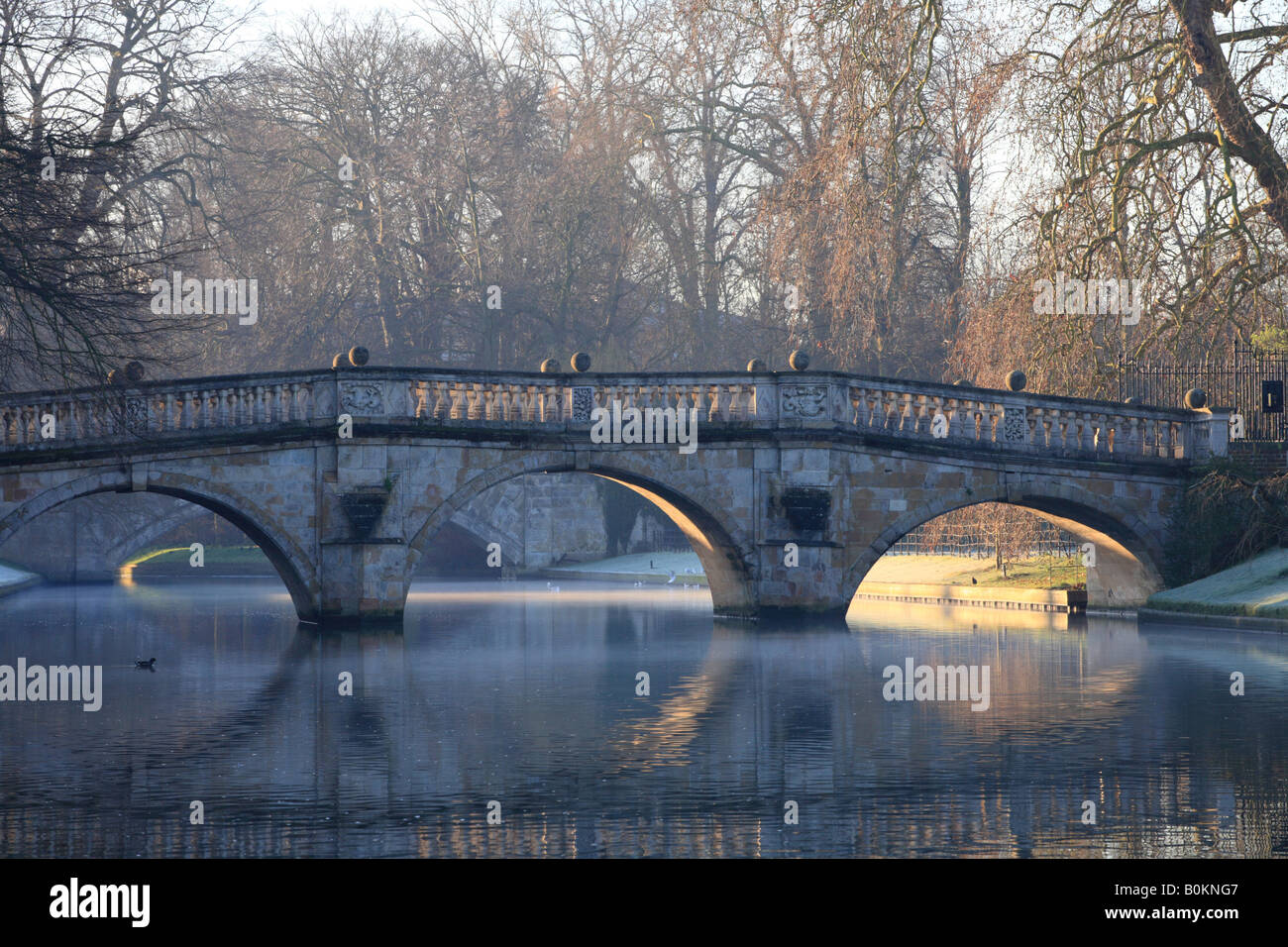 Clare College Bridge, Taken from the "river Cam", Cambridge Stock Photo ...