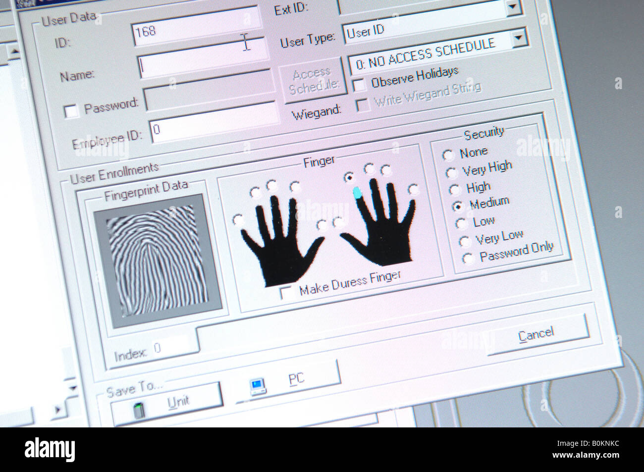 Fingerprint scanners hi-res stock photography and images - Alamy