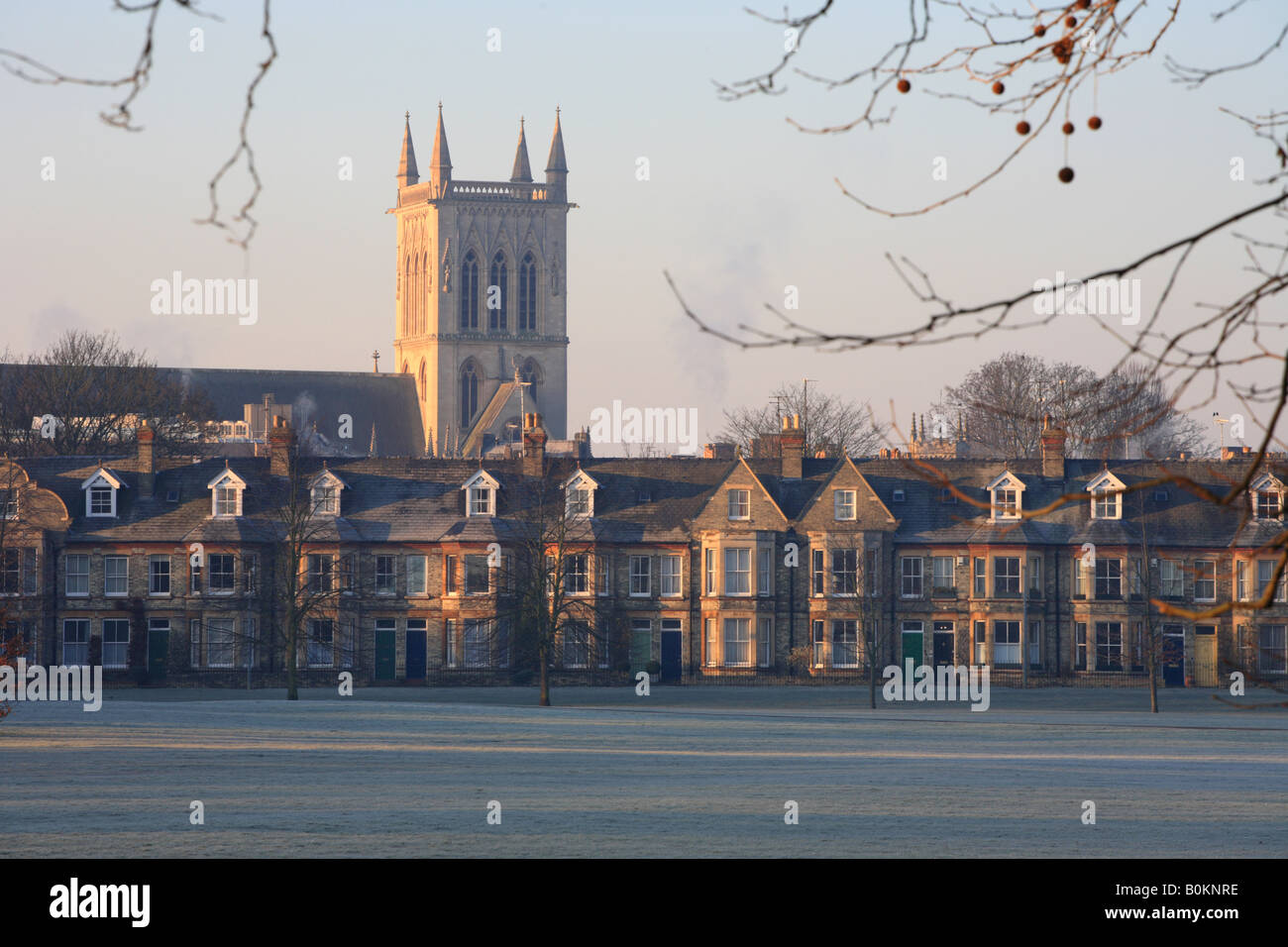 "Midsummer Common", Cambridge winter Stock Photo - Alamy