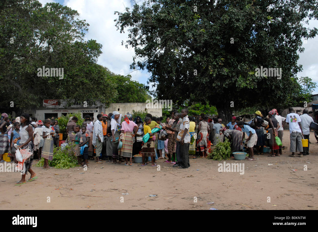 Crowds gather at a rural market place Stock Photo - Alamy