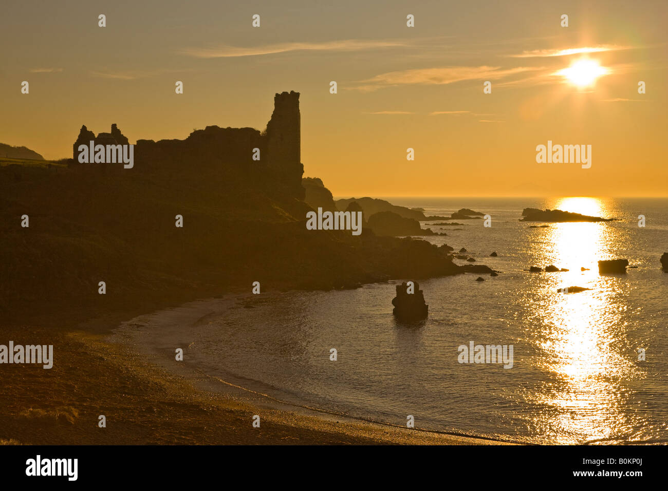 Dunure Castle Ayrshire Scotland Stock Photo - Alamy