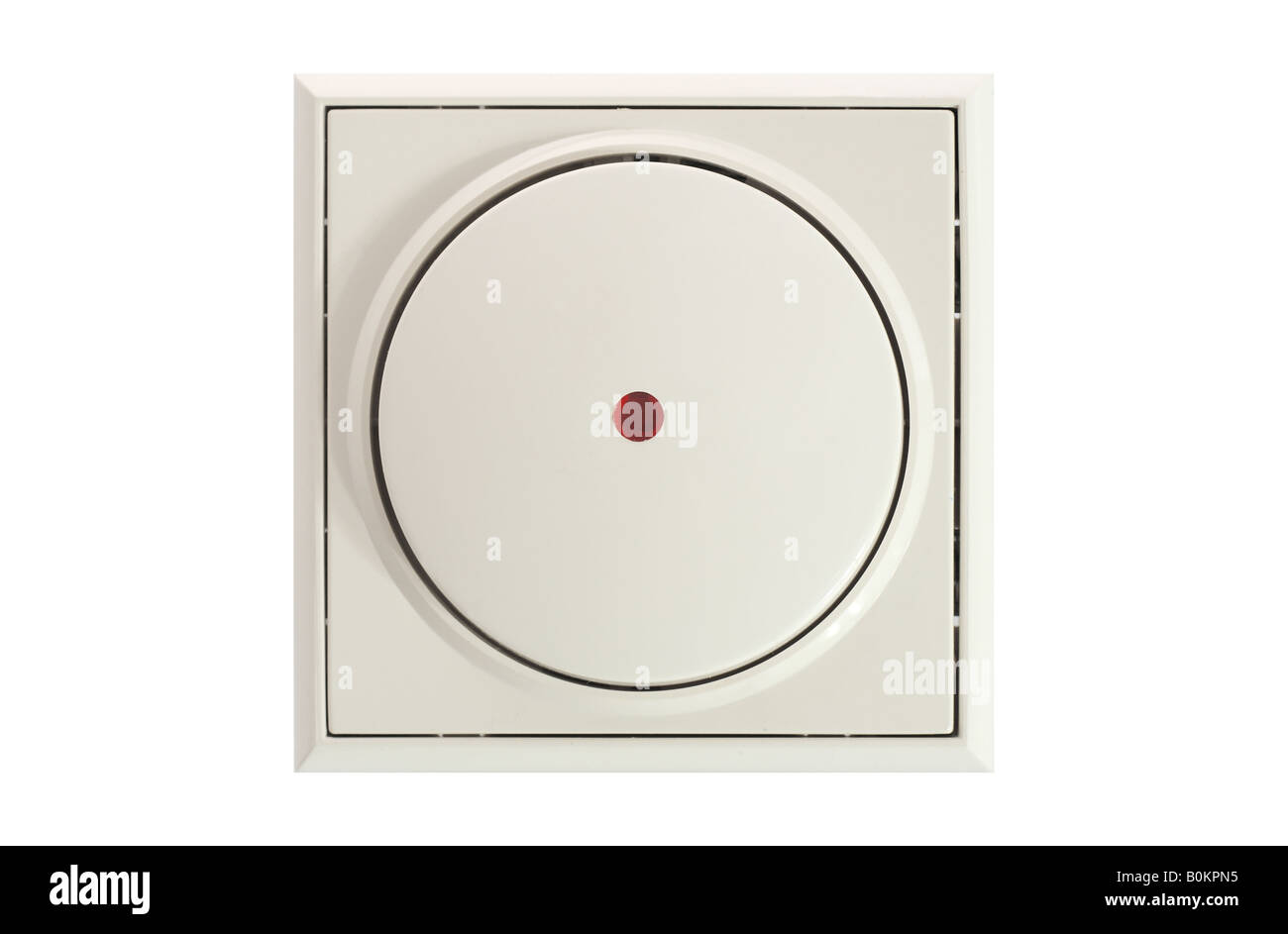 power light switch isolated on white background Stock Photo - Alamy