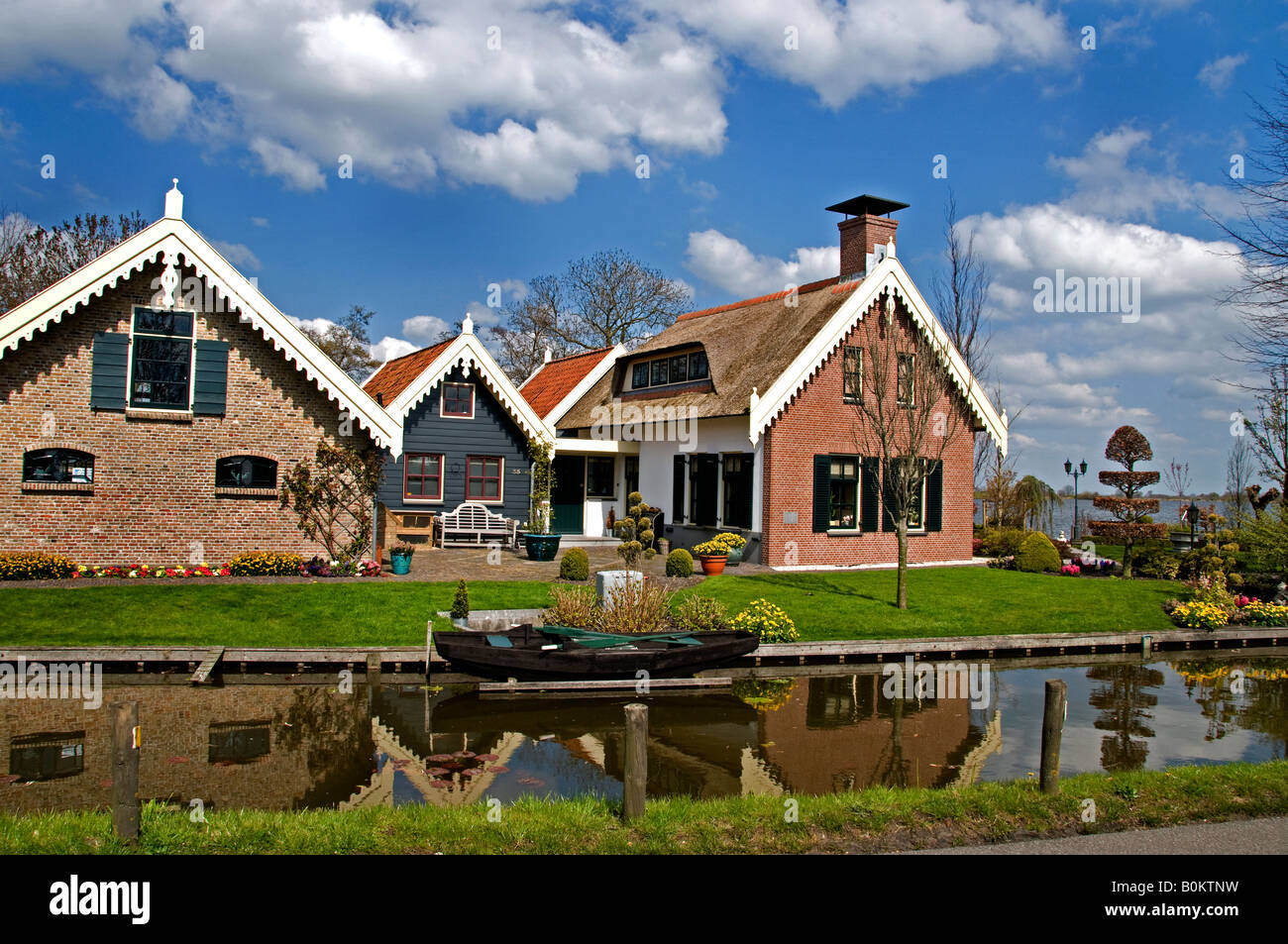 Reeuwijk near Gouda Reeuwijkse Plassen Netherlands Stock Photo - Alamy