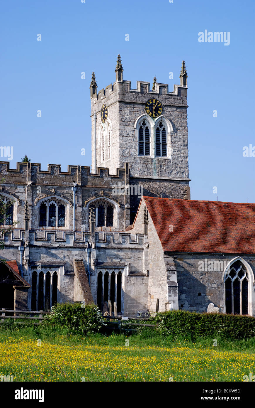 St. Peter`s Church, Wootton Wawen, Warwickshire, England, UK Stock ...