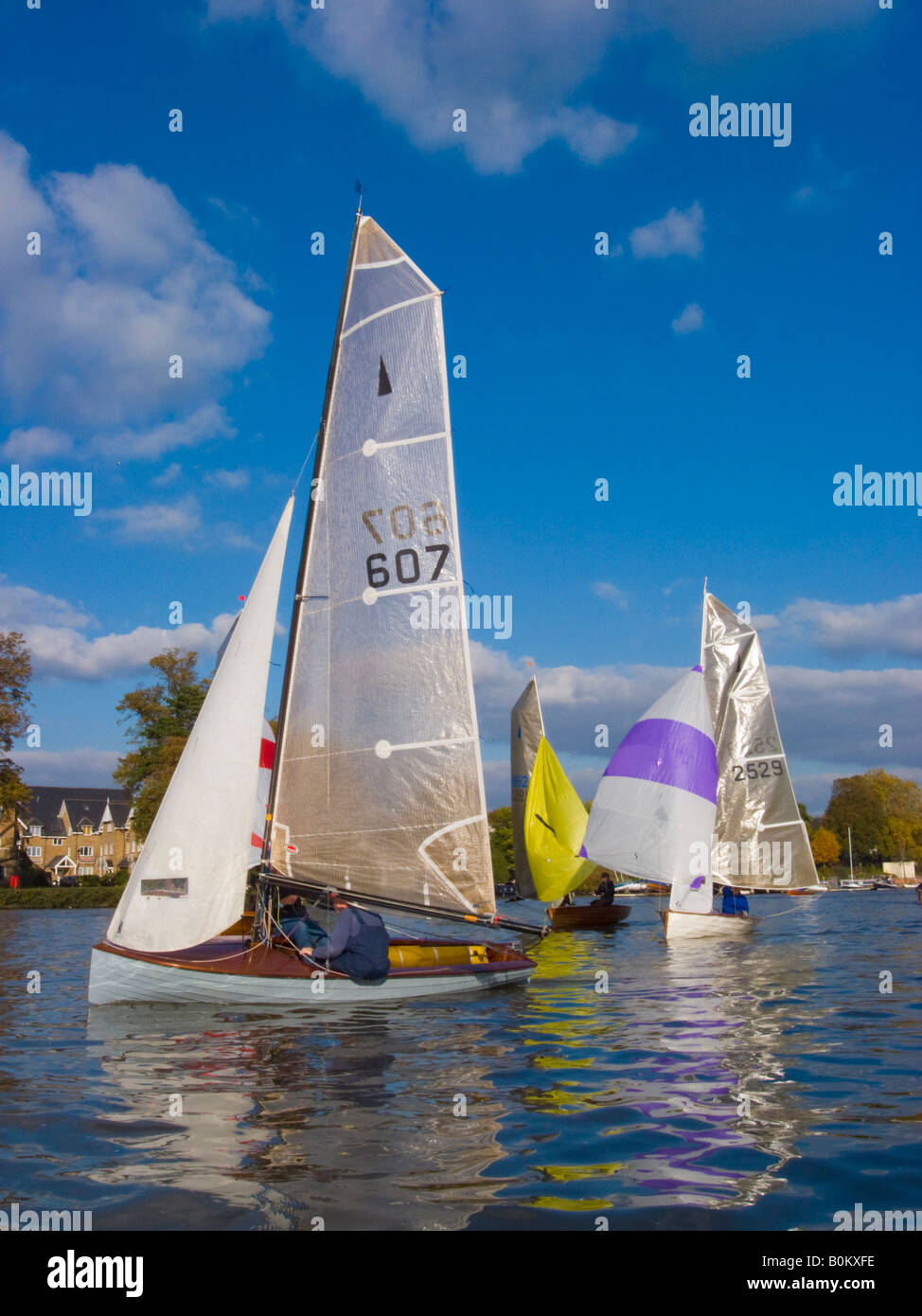 Europe UK england london hampton sailing Stock Photo - Alamy