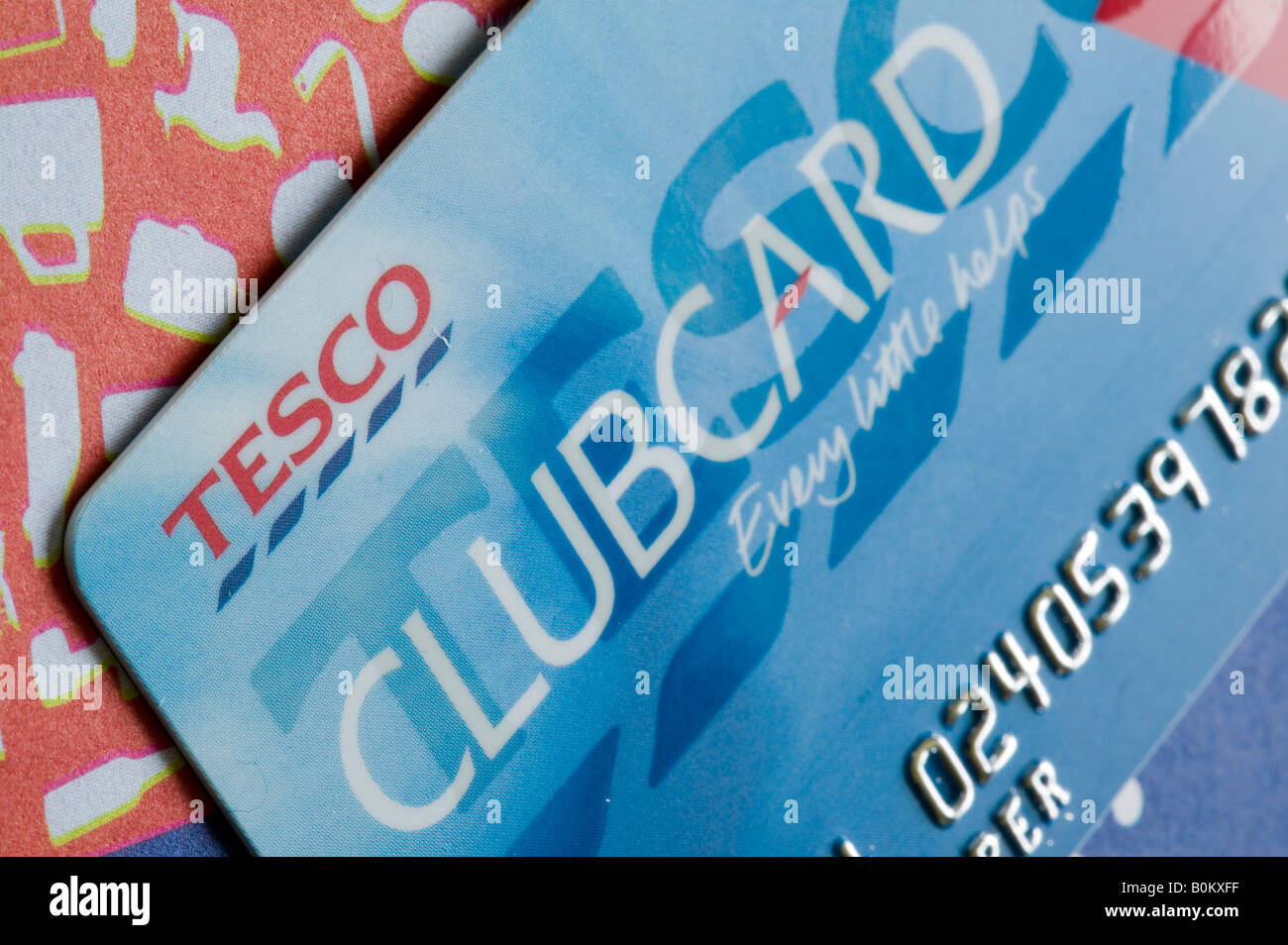 A store loyalty card Tesco Clubcard Stock Photo - Alamy