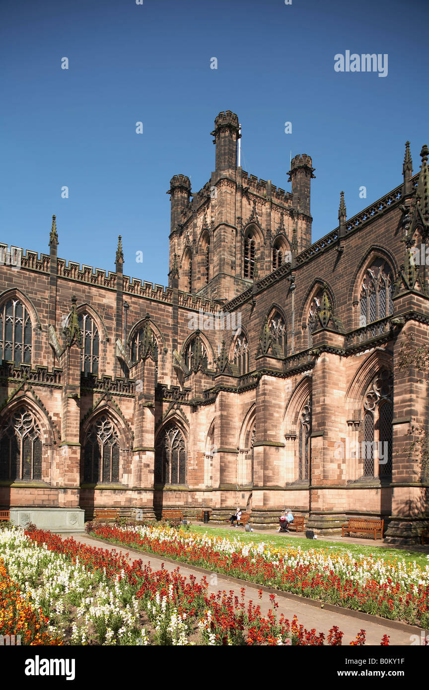 Chester cathedral view hi-res stock photography and images - Alamy