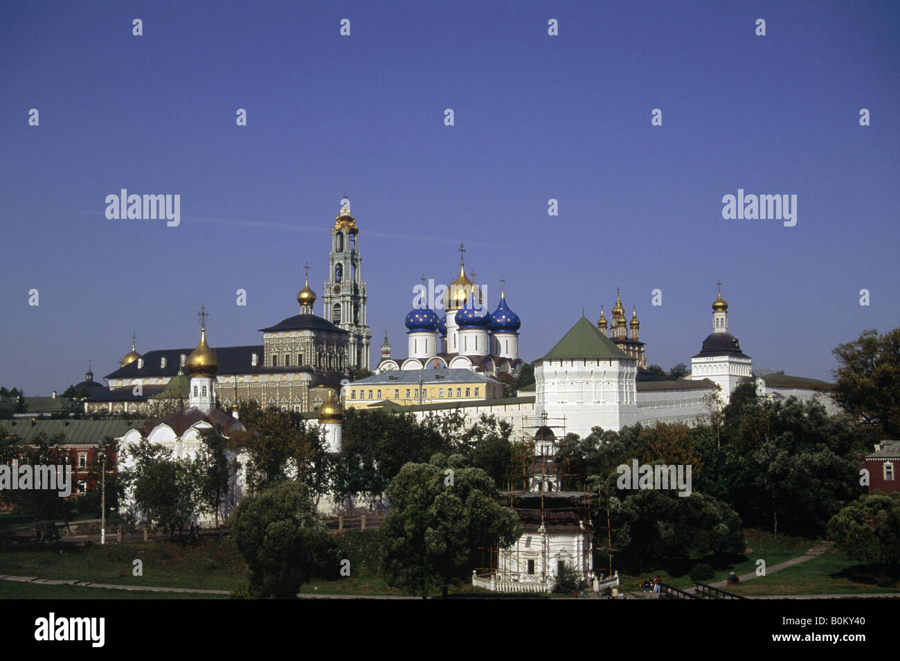 A view of St. Sergius Monastery Stock Photo - Alamy