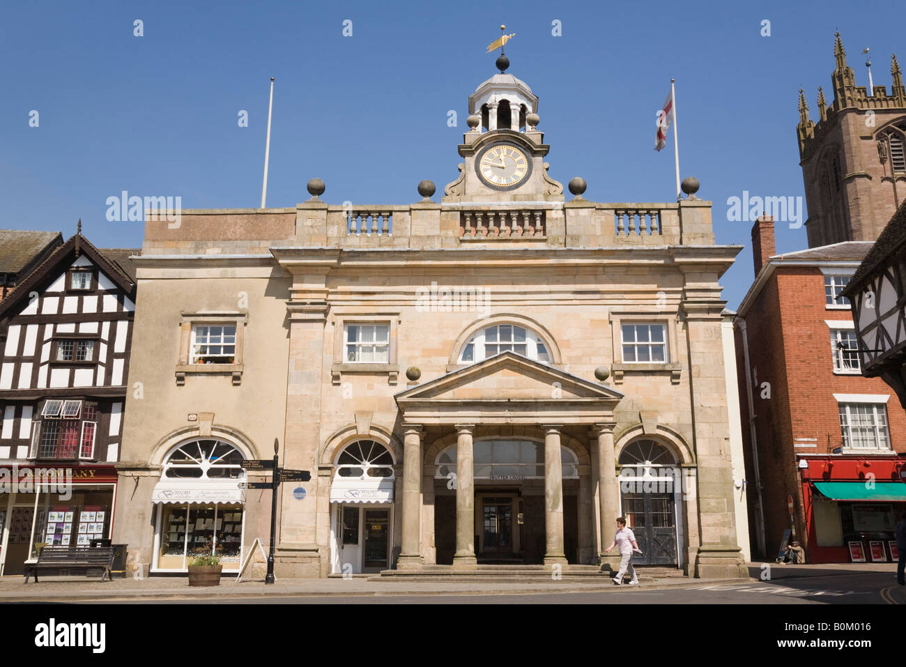 Buttercross building town centre ludlow hi-res stock photography and ...
