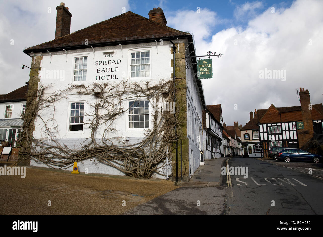 The Spread Eagle Hotel, , parts of which date from 1430, Midhurst, West ...