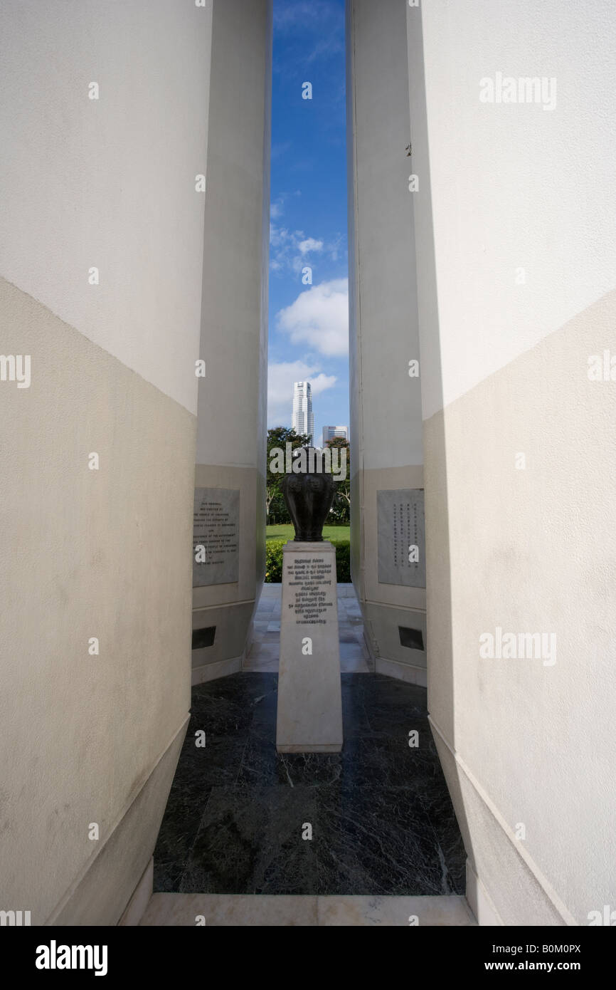 Close up View of the War Memorial Obelisk with Skyscrapers in the ...