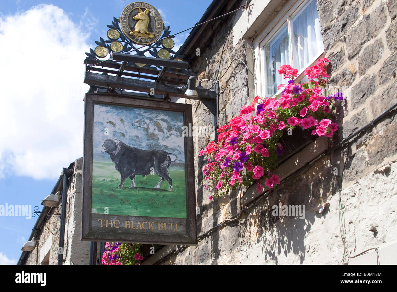 Pub Sign Corbridge Northumberland Stock Photo - Alamy
