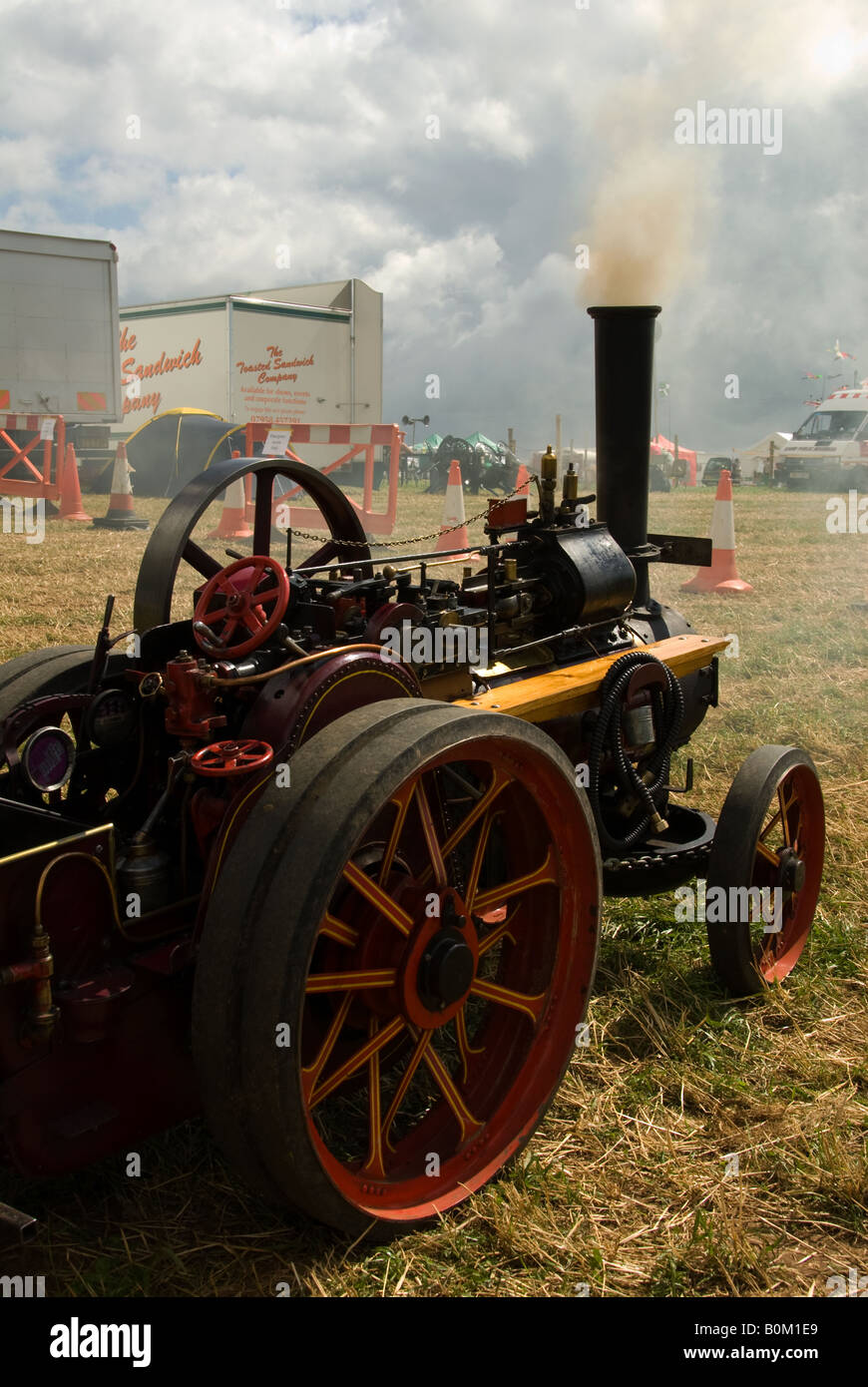 miniature steam engine at a Devon vintage rally Stock Photo - Alamy